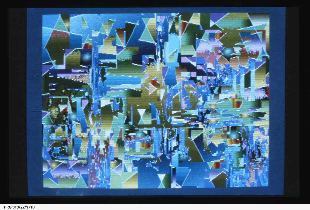 Sets of colour transparencies of computer graphics, arranged ...