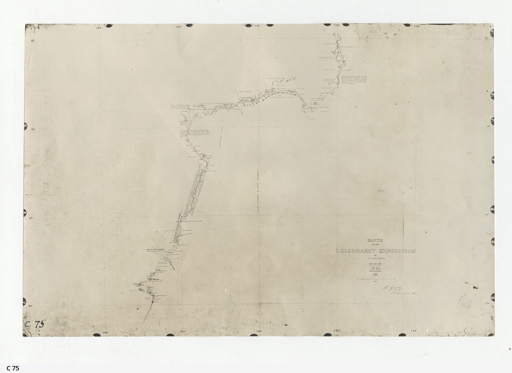 Route of the Leichhardt Expedition (Part 3) [cartographic material ...