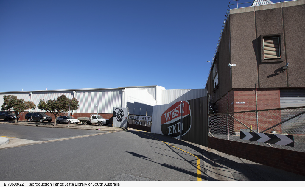 Photographs of the perimeter of the West End Brewery Site, Thebarton ...