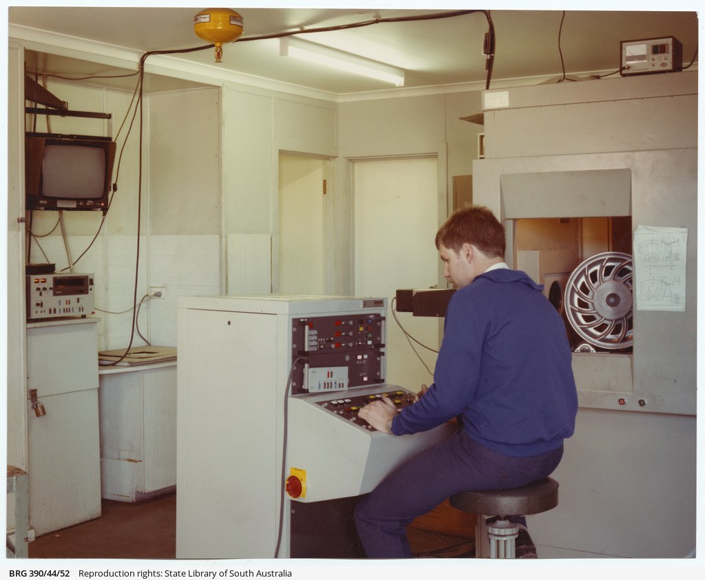 Castalloy Limited employee • Photograph • State Library of South Australia