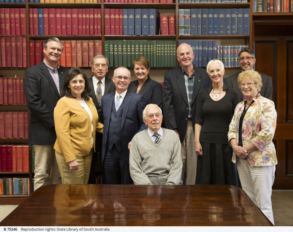 Signing of licence between The Libraries Board of South Australia and ...