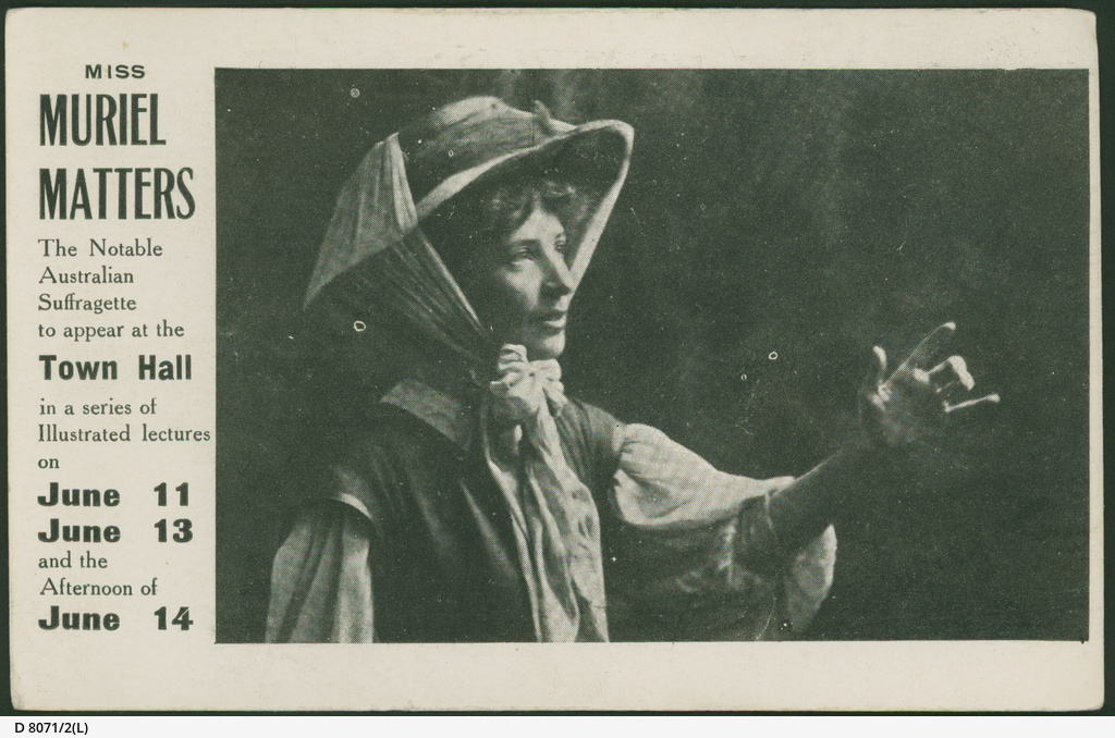 Muriel Matters • Photograph • State Library of South Australia