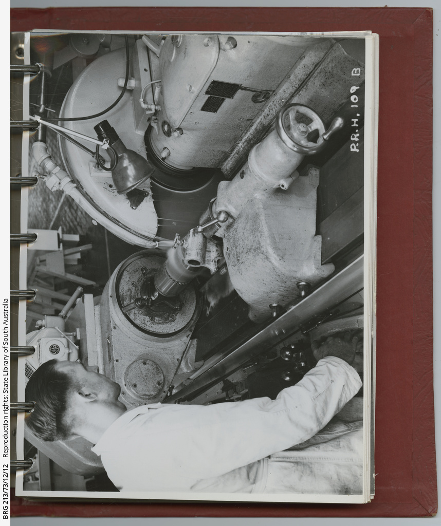 Gray marine diesel engine project • Photograph • State Library of South ...
