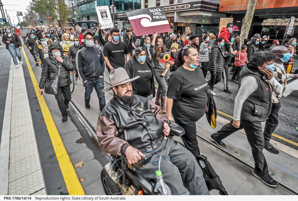 Black Lives Matter - keep up the fight rally, King William Street ...
