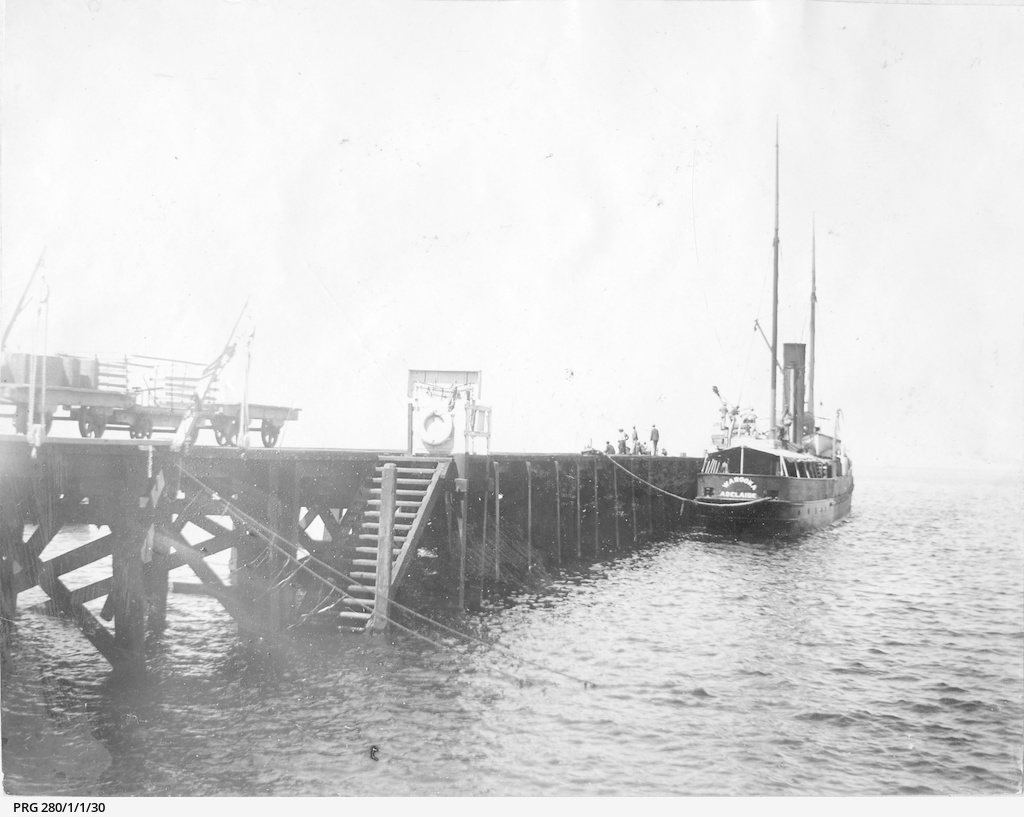 The first jetty at Stansbury • Photograph • State Library of South ...