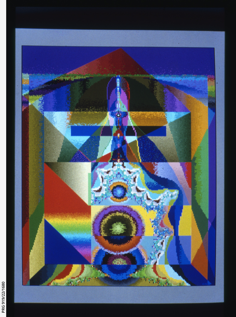 Sets of colour transparencies of computer graphics, arranged ...