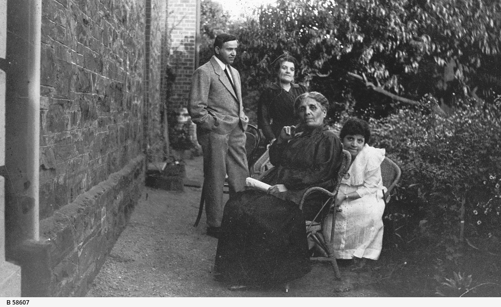 Members of the Nicolaides and Vidale families in their Unley garden ...