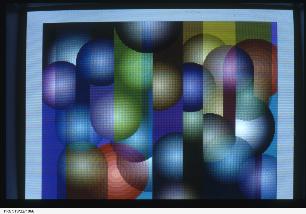 Sets of colour transparencies of computer graphics, arranged ...