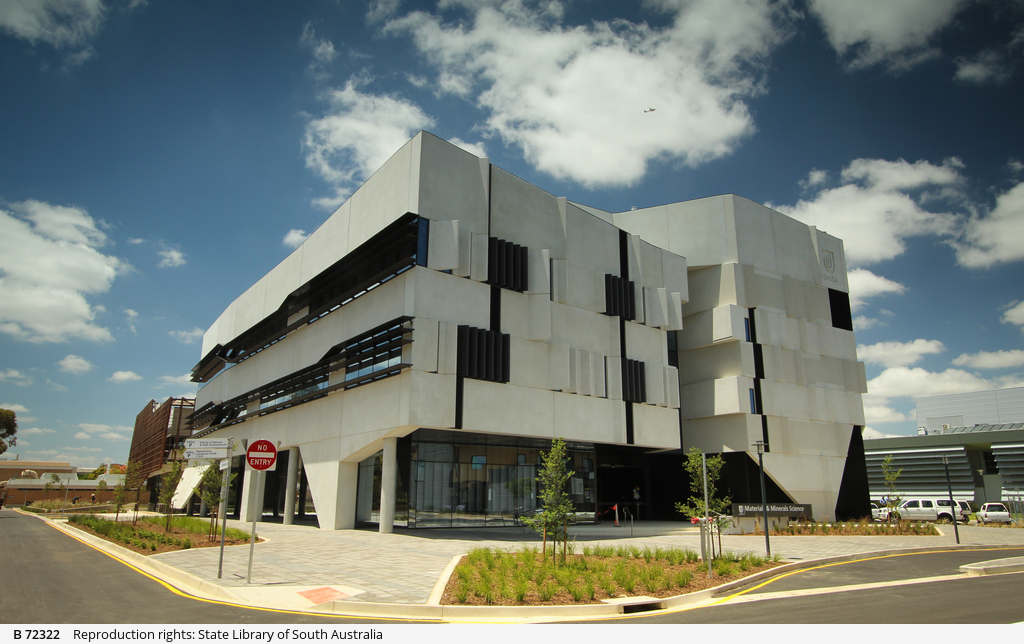 Materials and Minerals Research building • Photograph • State Library ...