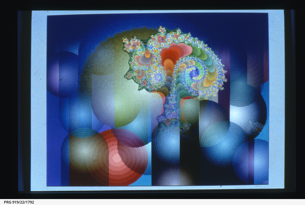 Sets of colour transparencies of computer graphics, arranged ...