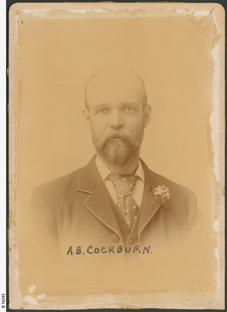 A. B. Cockburn • Photograph • State Library of South Australia