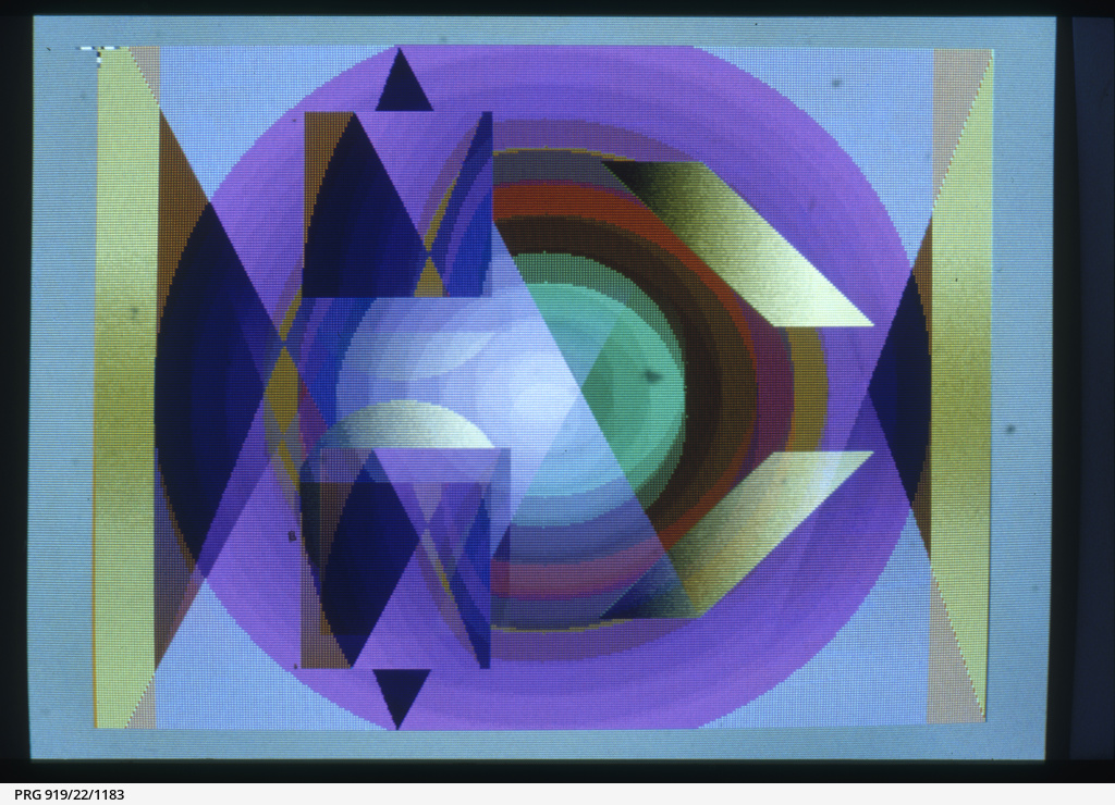 Sets of colour transparencies of computer graphics, arranged ...